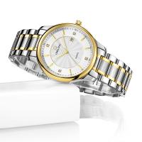 China Calendar Quartz Waterproof Couple Watch 40mm Case SGS With Date for sale