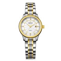 China Calendar Quartz Waterproof Couple Watch 40mm Case SGS With Date for sale