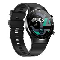 China Bluetooth Smart Wrist Watch Black PVD plated Zinc alloy case For IOS Android Systerm for sale