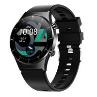 China Bluetooth Smart Wrist Watch Black PVD plated Zinc alloy case For IOS Android Systerm for sale