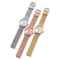China Ultra Thin Alloy Quartz Watch Gold PVD Plated Japan Movement Quartz Watch Suppliers for sale