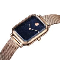 China OEM Logo Luxury Wrist Watch Mens Quartz Movement Waterproof Square Watch for sale