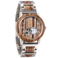 China Skeleton Dial Automatic Mens Wrist Watches Mechanical Movement 5ATM Waterproof for sale