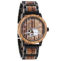 China Skeleton Dial Automatic Mens Wrist Watches Mechanical Movement 5ATM Waterproof for sale