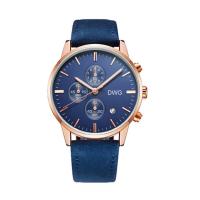 China 44mm Minimalist Waterproof Watch Quartz Chronograph Movement 3ATM Waterproof for sale