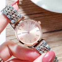 China 34mm Stainless Steel Wristwatches Mechanical Movement Crystal Diamond High End Watches for sale