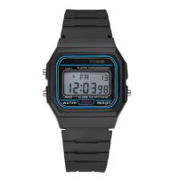 China Sport LED Digital Watch Promotional Chrisrmas Gift Square Case Watch for sale