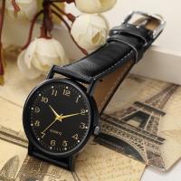 China Fashion Quartz Stainless Steel Watch Luxury Leather Minimalist Watch Waterproof OEM for sale