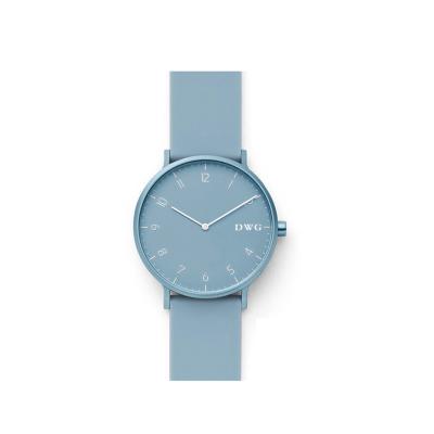 China Alloy Waterproof Quartz Watch Colorful Printed Dial 3ATM Stainless Steel Case for sale