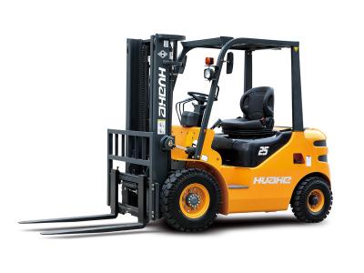 China Customizable Diesel Forklift Truck 2.5 Ton Hydraulic Four Wheel for sale