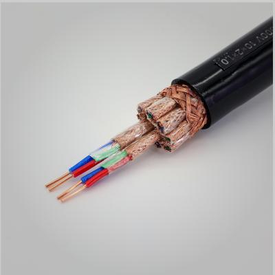 China DJYPVP Industrial Automation Cable with 300/500V Rated Voltage IP67 Tinned Copper Mesh Per Pair Shielded PVC Computer Signal Cable for sale