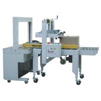 China Semi Automatic Carton Sealing Machine Upper And Lower Tape OEM for sale