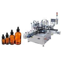 China Automatic Vial Nozzle Bag Liquid Filling Capping Machine For PET Bottle for sale