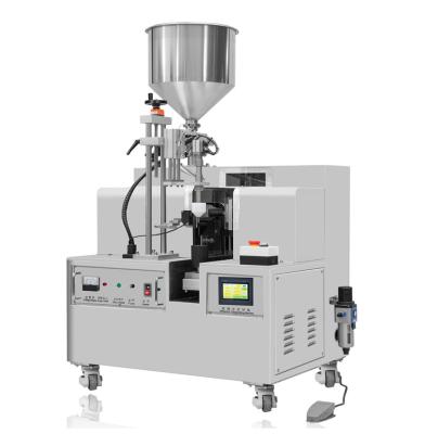 China Semi Auto Ultrasonic Plastic Tube Sealing Machine Cosmetic Emulsion Laminated for sale