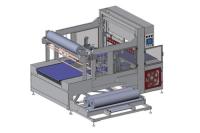 China 450mm Pack Height 20m/Min Shrink Packing Machine 2 Side End Seal PE Wrapping 7KW for sale