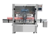 China High Viscosity 6 Nozzles Automatic Piston Filling Machine Drinking Water Fill 36bpm for sale