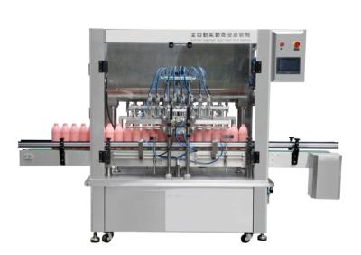 China High Viscosity 6 Nozzles Automatic Piston Filling Machine Drinking Water Fill 36bpm for sale