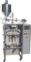 China Servo V shape FFS Packing Machine Full Form , 4 Side Seal Packaging Sachet Machine for sale