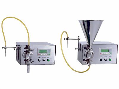 China PLC LCD Small Liquid Filling Machine , 5ml 10bottles/Min Mineral Water Filling Machine for sale
