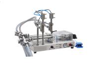 China 20bottles/Min Low Viscid Pure Water Filling Machine 50ml Cylinder Piston Pump for sale