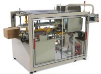 China 5kg/cm3 80pcs Adhesive Tape Printing Machine 30cartons/min box erector for sale