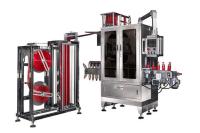 China HMI OPS Shrink Packing Machine Sleeve Label Shrink Applicator Inserting 350BPM for sale