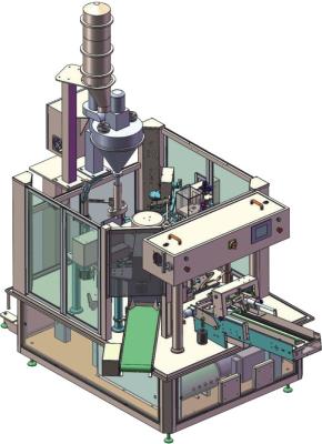 China 150mm Length Graphic Panel Premade Pouch Filling Machine Powder Product 5000ml for sale