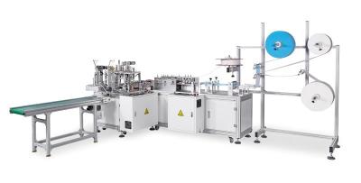 China 95mm Adult 1200kg Disposable Mask Making Machine 70ppm Non Woven for sale