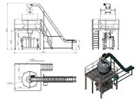 China 304SSC Gusset Bag Horizontal Pouch Packing Machine Premade 40mm Depth for sale
