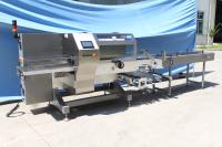 China 20pack/Min 1PH Horizontal Flow Wrap Packing Machine Belt Conveyor 150mm Height for sale