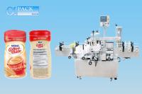 China 100bpm 25m/Min Self Adhesive Labeling Machine 10mm Label Length for sale