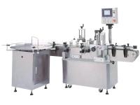 China 35m/Min PLC Round Bottle Sticker Labeling Machine , Dia 25mm Automatic Bottle Labeling Machine for sale