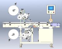 China 304SS 100mm Height Self Adhesive Labeling Machine Up Down Dual Conveyor for sale