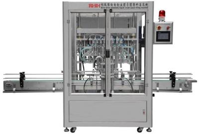 China 5000ml SS316 Bottle Liquid Filling Machine Cylinder Piston Pump Cream Fill PLC for sale