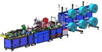 China 14kw Spunbond Disposable Mask Making Machine Adult Mask 4 Layers 0.7Mpa for sale