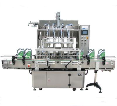 China 50ml 0.6Mpa Bottle Liquid Filling Machine Piston Pump Cream Filling 8 Nozzles for sale
