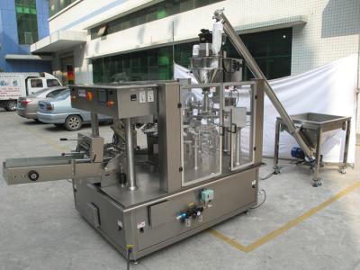 China 3PH Error Indication Rotary Pouch Packing Machine , Flat Pouch Doypack Sealing Machine for sale