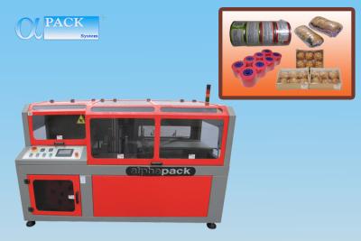 China 100packs/Min Rewinding Shrink Packing Machine Box Motion Side Sealing 120ppm for sale