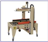 China 48mm Tape Width 1350mm Height Carton Sealing Machine Adhesive Tape 20m/Min for sale