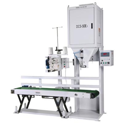 China DCS-50FB1 10kg 25kg 45kg Vertical Lentils Nut Rice Sugar Salt Bean Grain Packing Machine for sale