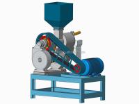 China Home ICHI N70 Single Diesel Engine Phase Mobile Automatic Mini Jinggu Rice Milling Machine for sale