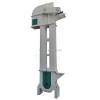 China 20t/h Rice Milling HDPE Maize Wheat Bean Centrifugal Discharge Conveyor Bucket Elevator for sale