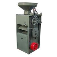 China Household Rice Mill With Diesel Engine Power And Rubber Roller Huller Function for sale