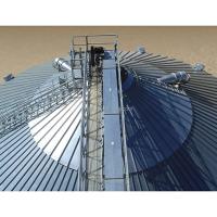 China Galvanized Steel Flat Bottom Bin Grain Storage Silo for Long-Term Grain Preservation for sale
