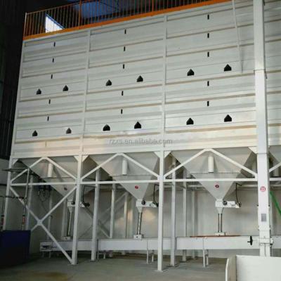 China 100 KG Capacity Easy Install Portable Paddy Dryer Storage Galvanized Steel Grain Silo for sale
