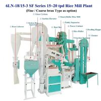 China 6LN-18/15 SF 15-20 Tpd 4 In 1 Rice Mill Polishing Plant Automatic Combined Set for sale