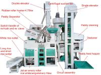 China XCT650 15 ton tpd Mini Rice Mill Plant with 4 in 1 Function and 2700*2000*3500 mm Size for sale