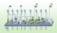 China Automatic Rice Mill Machinery 30 TON/DAY Big Wuhan Rice Milling Machine with Sorter for sale