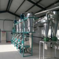 China Electric Roller Durum Wheat Flour Mill Grinder Milling Machine in Ghana Bangladesh 15 Ton Per Day for sale