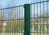 China Privacy Protective Powder Pvc Coated Wire Mesh Fence 656 868 For Residential for sale